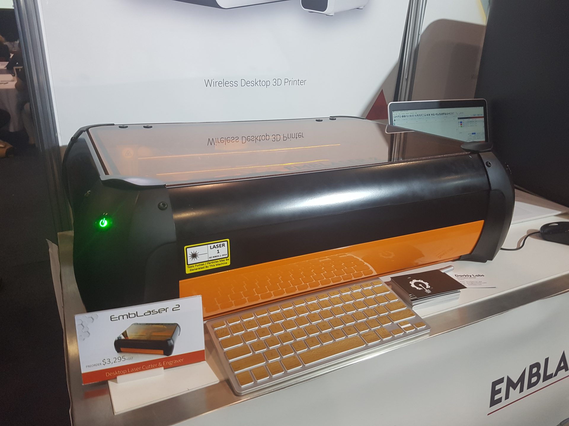 Emblaser 2 at the National Future Schools Expo 2018 – Darkly Labs