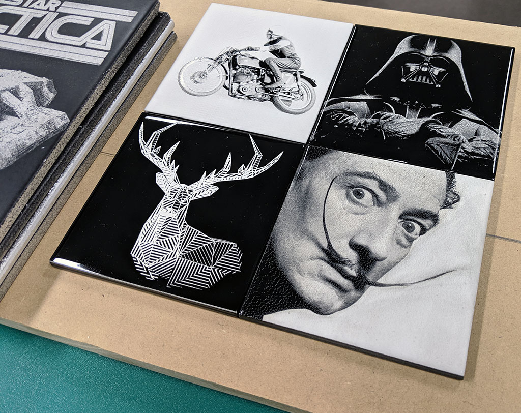 Masked Tile Engravings – Darkly Labs